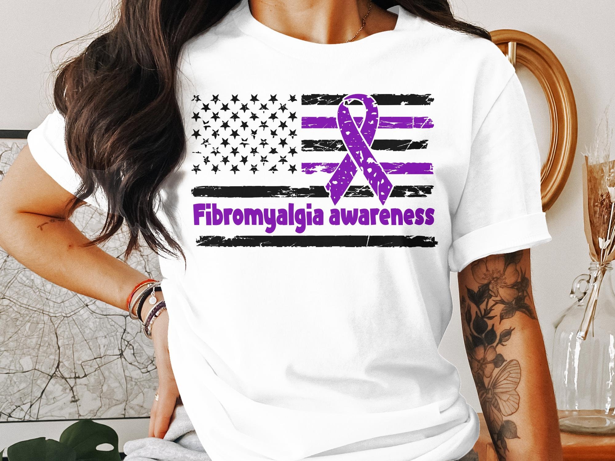 Fibromyalgia Awareness Svg Png, Fibromyalgia Awareness Svg, Purple ...