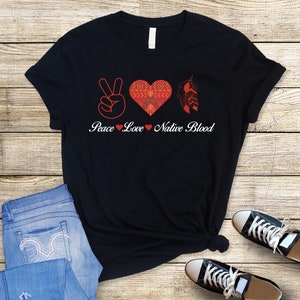 Native American Heritage Month Png, Peace Love Native Blood Pngcricut ...