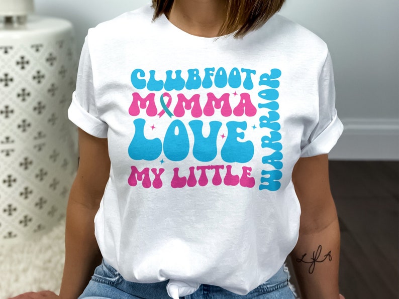 Clubfoot Awareness Svg Png, Clubfoot Momma Love My Little Warrior Svg ...