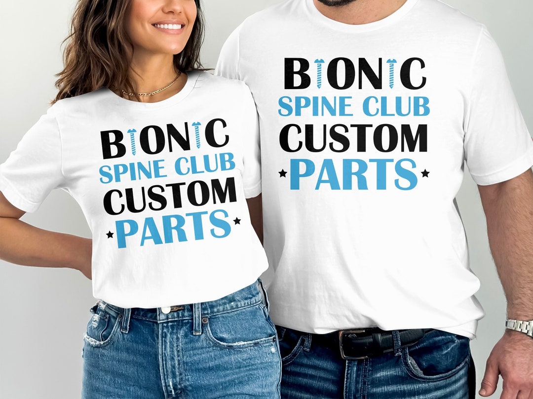 Spinal Fusion Svg Png, Bionic Spine Club Custom Parts Svg, Bionic Spine ...