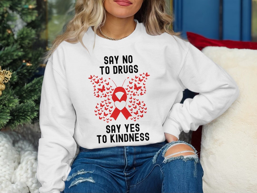 Red Ribbon Week Svg Png, Say No to Drugs Say Yes to Kindness Svg, Drug ...