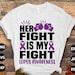 Lupus Awareness Svg Png, Her Fight is My Fight Svg, Support Lupus ...
