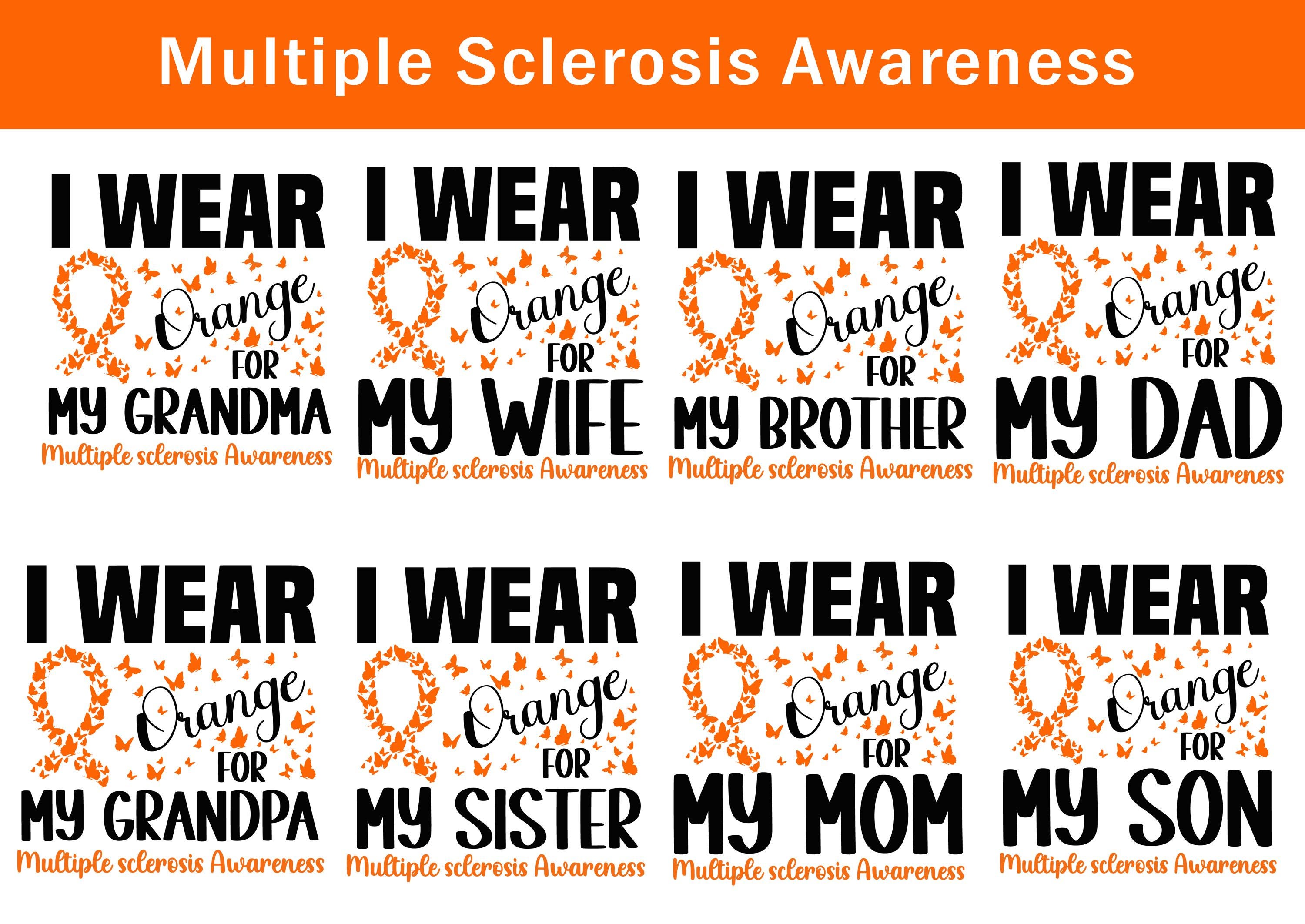 Multiple Sclerosis Awareness Svg Png Bundle, Multiple Sclerosis Warrior ...