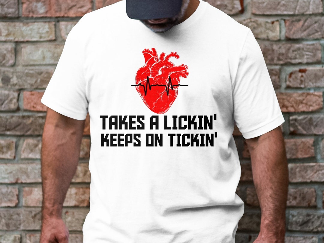 Open Heart Surgery Svg Png, Takes A Lickin' Keeps on Tickin' Svg, Heart ...