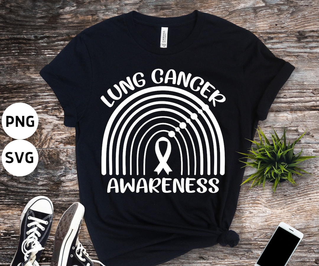 Lung Cancer Awareness Butterfly Svg Png , White Ribbon Svg, Lung Cancer ...