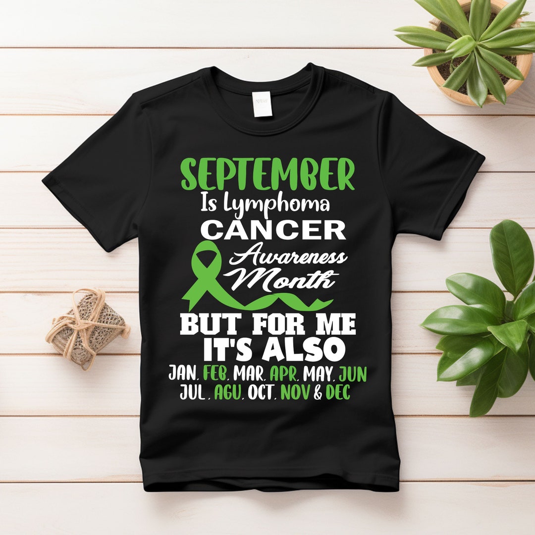 Lymphoma Cancer Awareness Svg Png, September is Lymphoma Cancer ...
