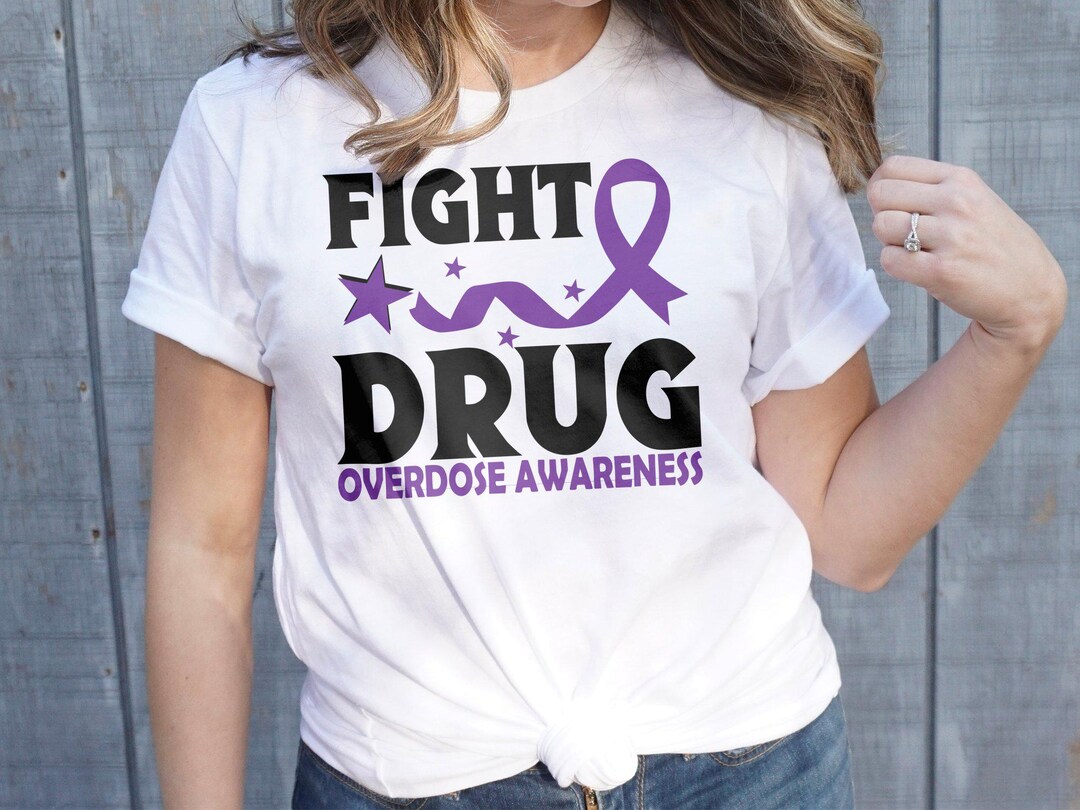 Overdose Awareness Png, Fight Drug Overdose Svg, Addiction Awareness ...