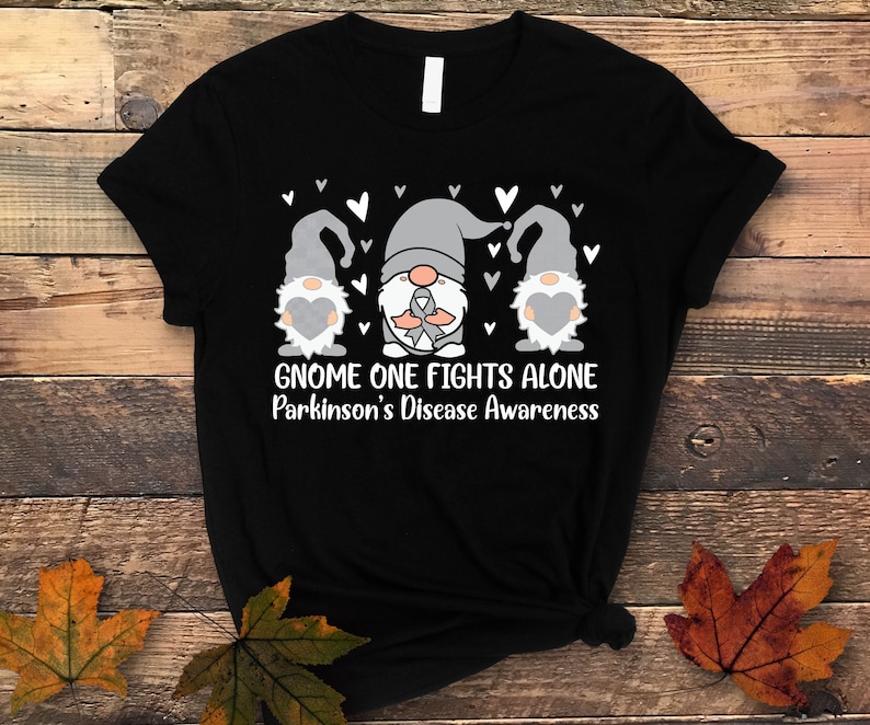 Parkinson's Disease Awareness Svg Png, Gnome One Fights Alone Parkinson ...