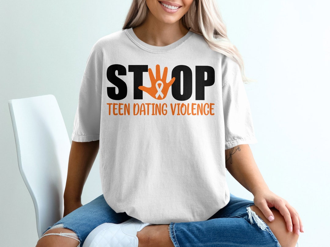 Teen Dating Violence Awareness Svg Png, Stop Teen Dating Violence Svg ...