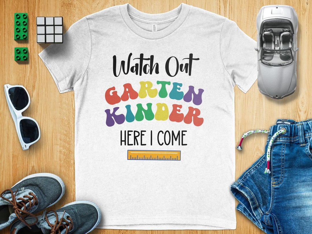 Watch Out Kindergarten Here I Come SVG, PNG, Back to School Svg, 1st ...