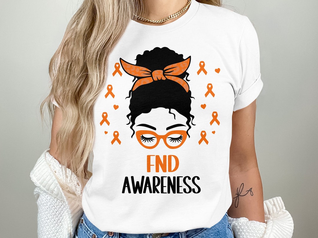 FND Awareness Messy Bun Svg, FND Awareness Svg Png, Functional ...