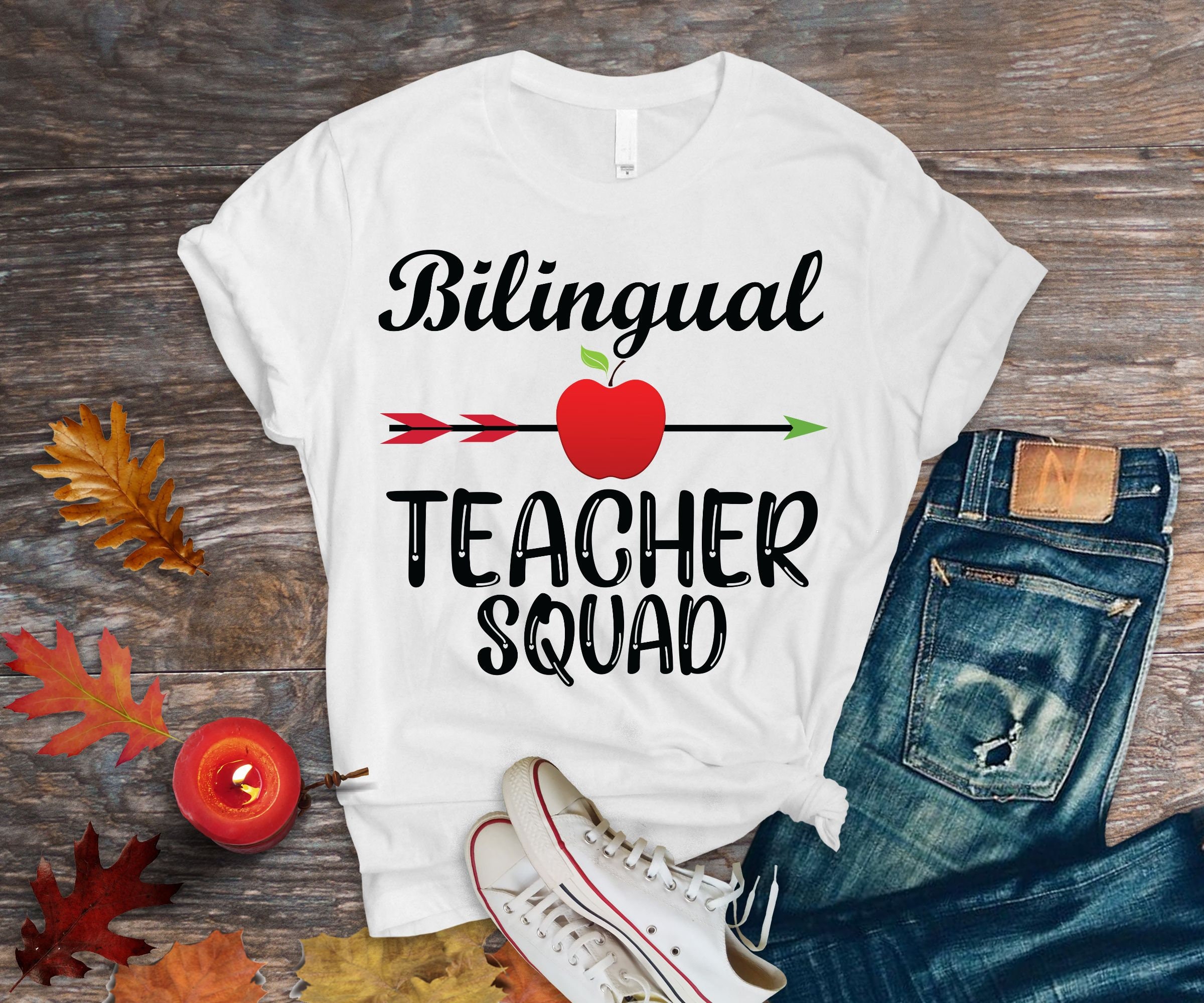 Bilingual Teacher Squad Svg Png, Bilingual Teacher Svg, Spanish Teacher ...
