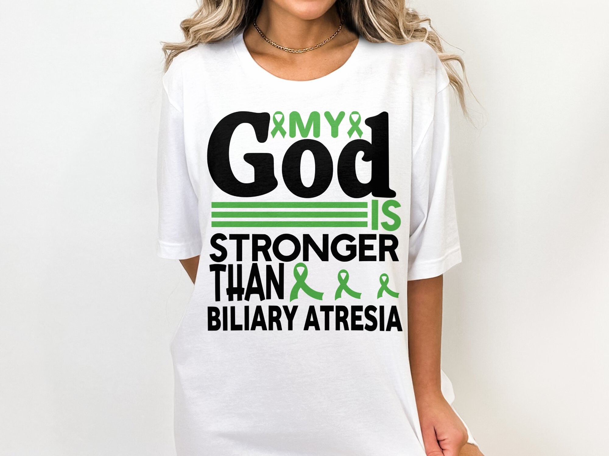 Biliary Atresia Awareness Svg Png, My God is Stronger Than Biliary ...