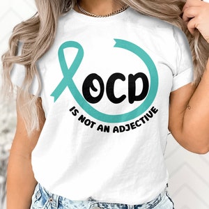 OCD Awareness Svg Png, OCD is Not an Adjective Svg, Obsessive ...