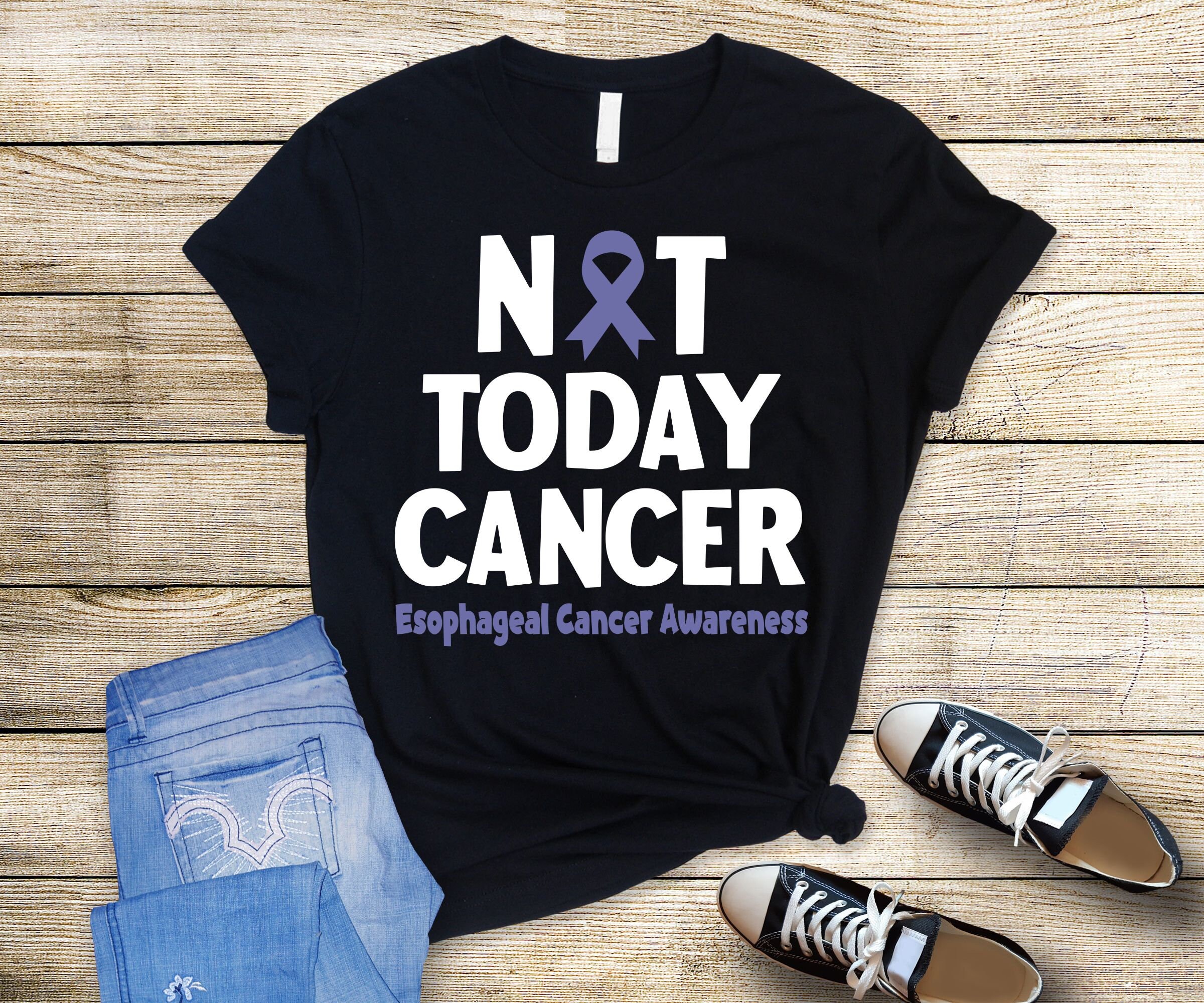 Esophageal Cancer Awareness Png Svg, Not Today Cancer Esophageal Cancer ...