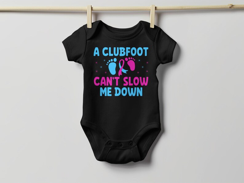 Clubfoot Awareness Svg Png, A Clubfoot Can't Slow Me Down Svg, Pink and ...