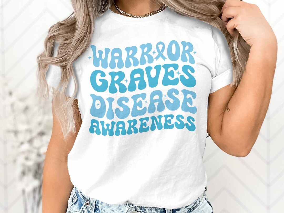Graves Disease Awareness Svg Png, Retro Warrior Graves Disease ...
