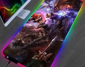 Lol Rgb Deskmat - Etsy