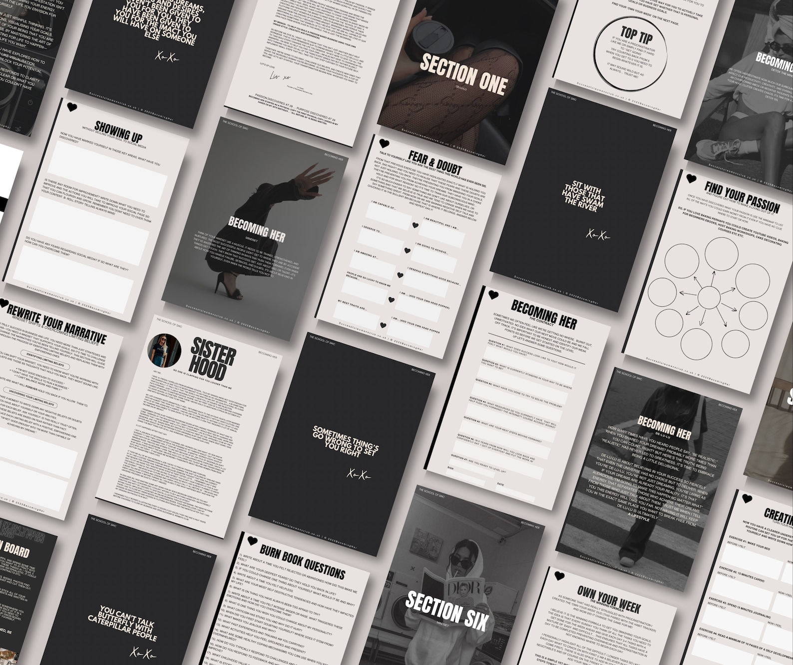 Becoming Her Self-development Workbook for Ambitous Women Personal ...