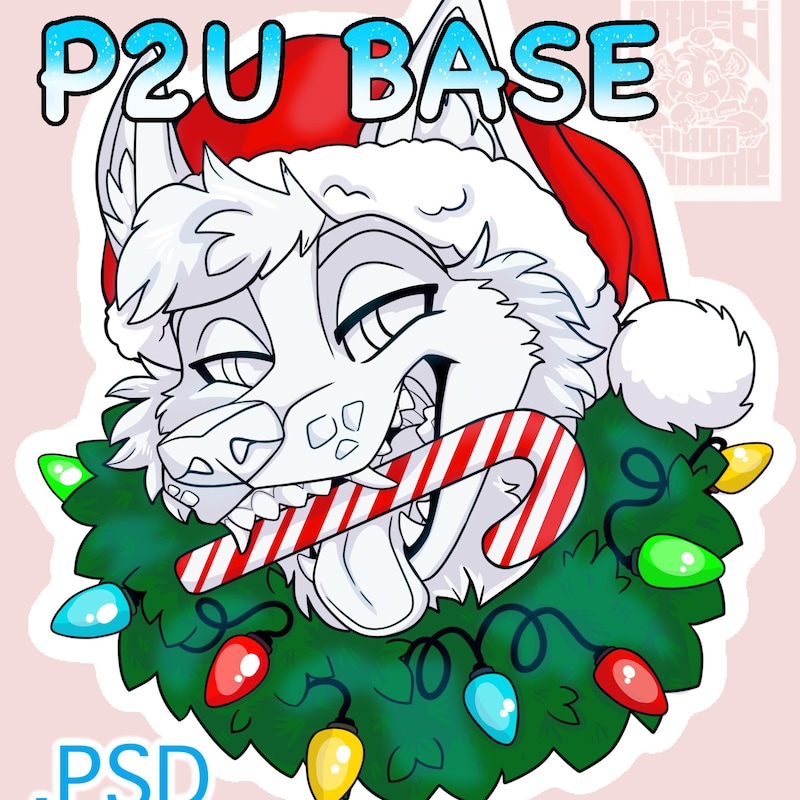 Furry Christmas Art Base - Etsy