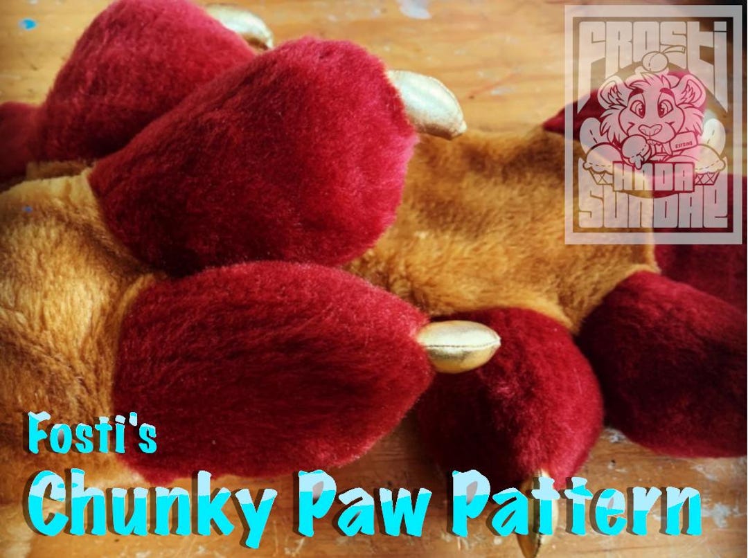 Fursuit Poof Paws (pattern PDF Only) - Etsy