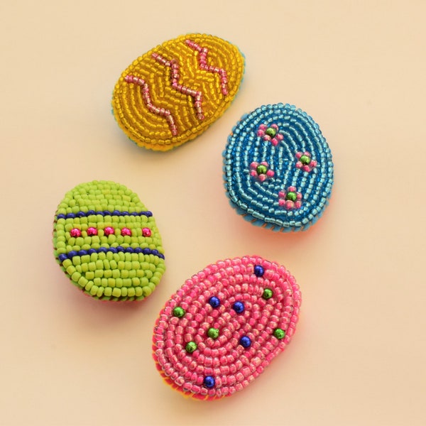 Easter Egg Brooch - Etsy