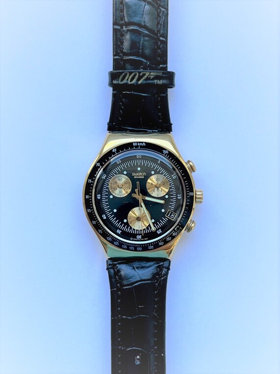 Swatch Irony Chrono GOLDFINGER YCG401, James Bond, ne… - Gem