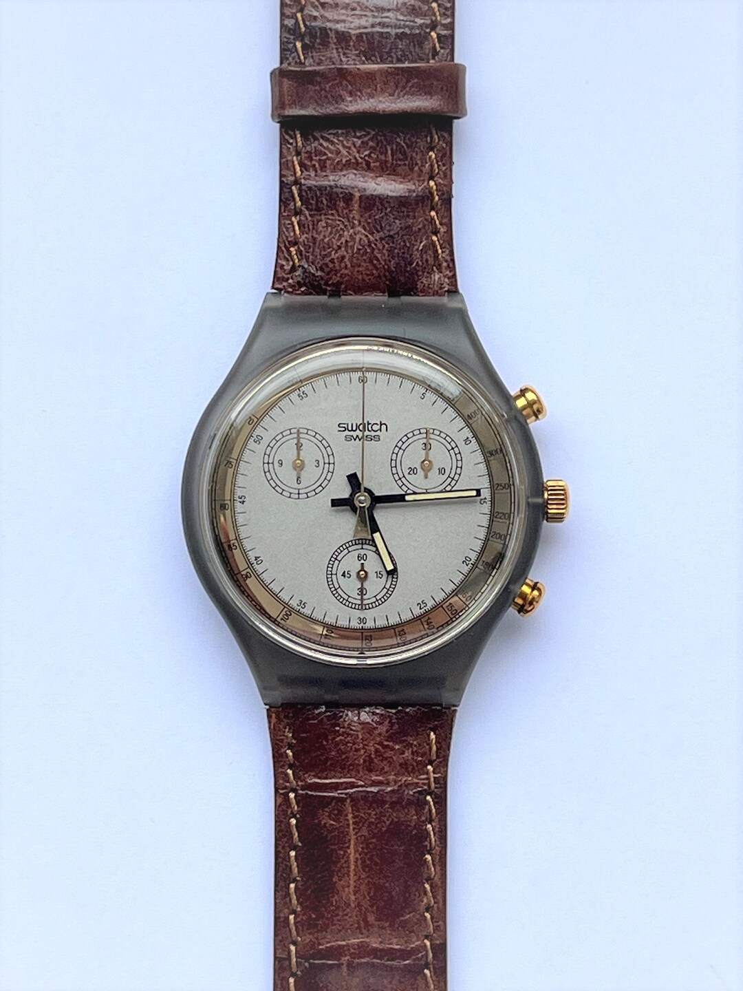 Swatch Chrono GOLDFINGER SCM100 New and Unworn - Etsy