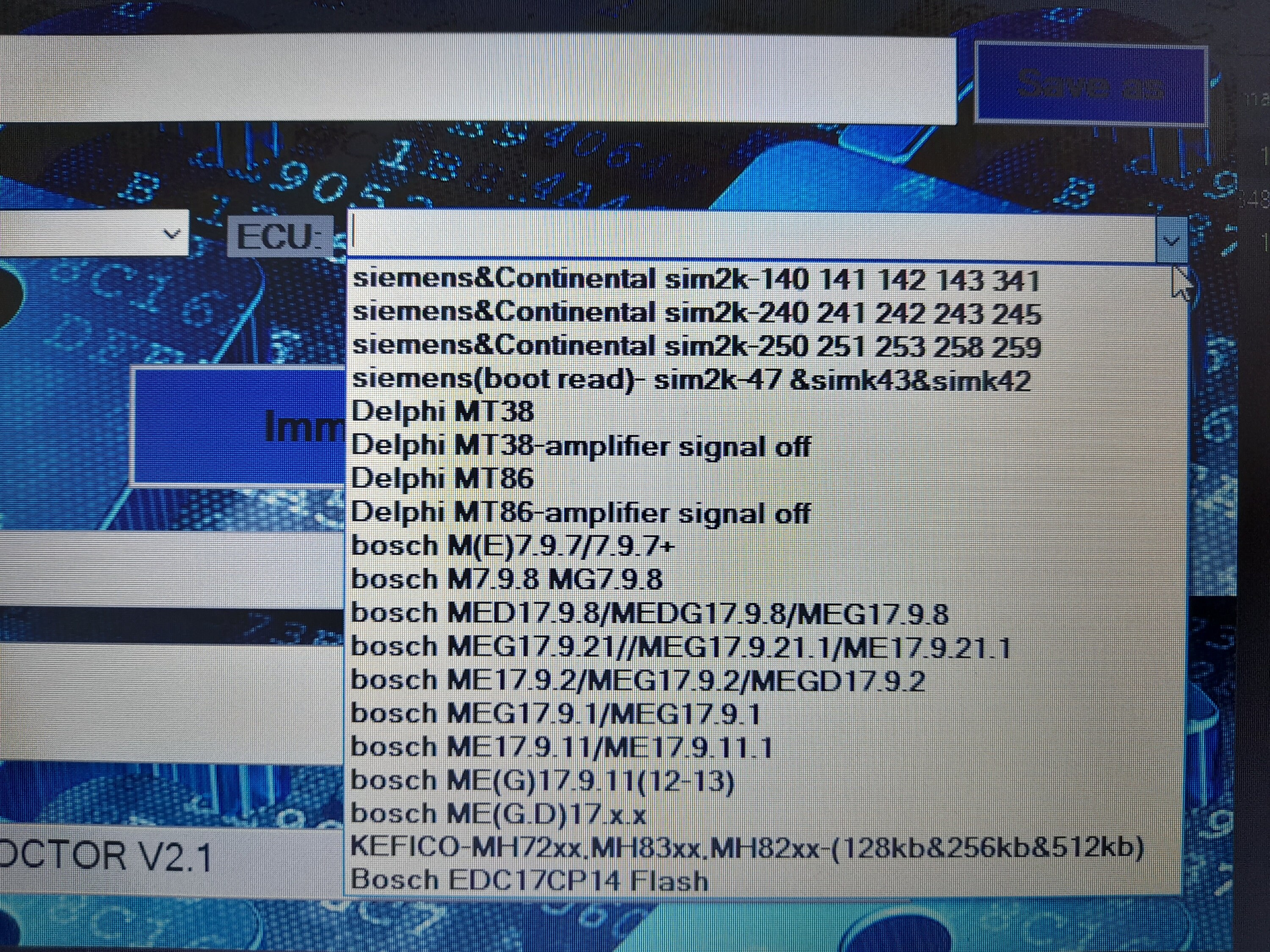 IMMO OFF flash-eeprom Immo Doctor 2.1 activation-keygen Bosch-delco ...