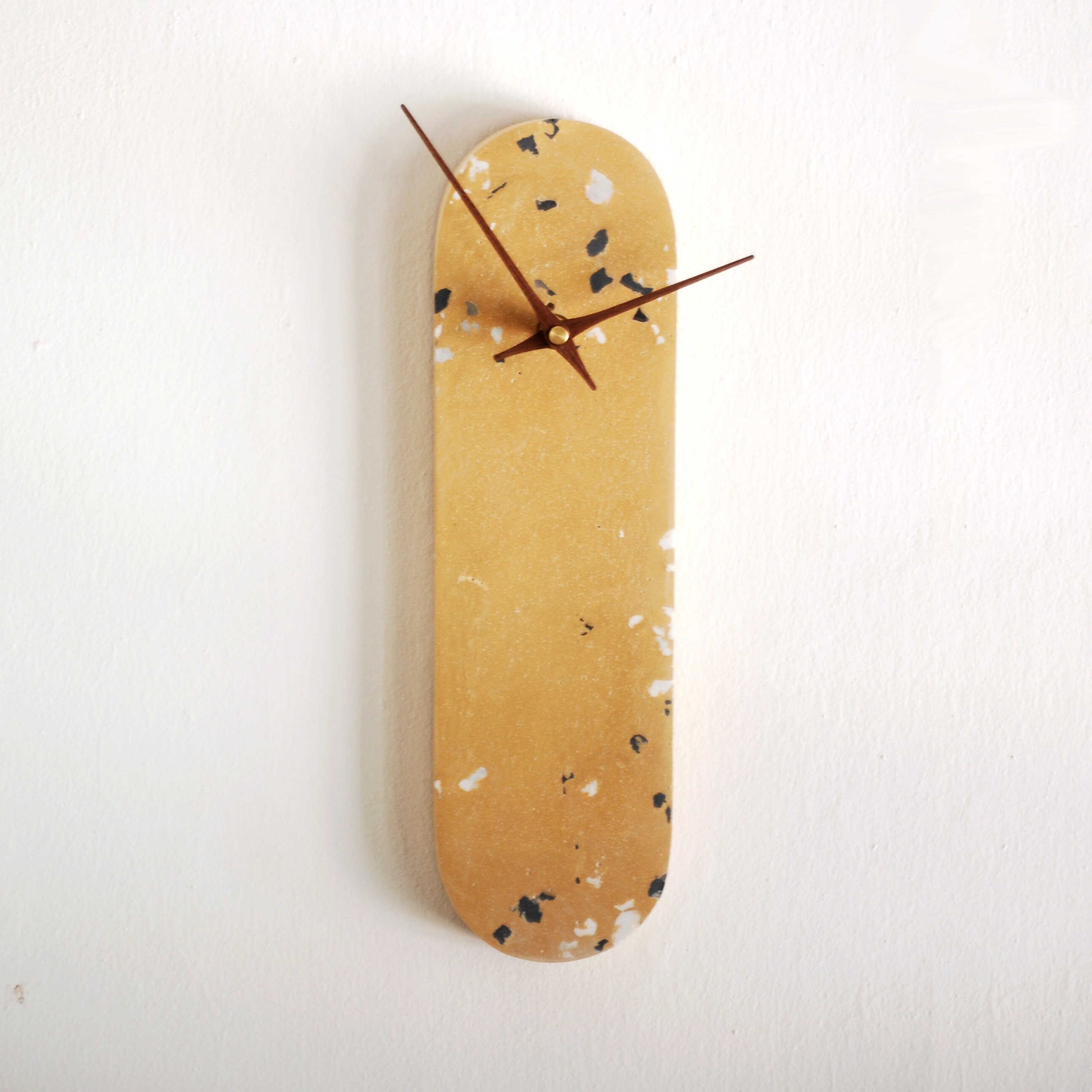 Terrazzo Wall Clock: Modern Stone & Concrete, Nordic Design - Etsy