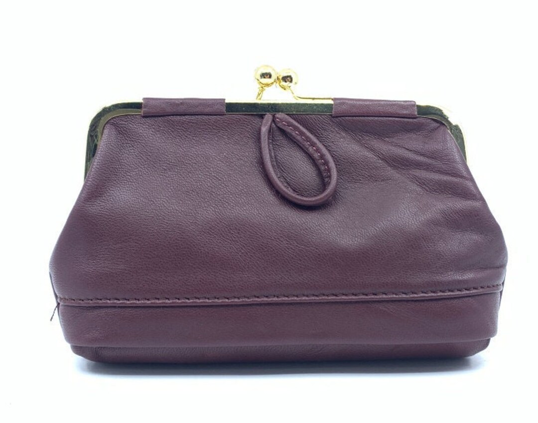 Classic Leather Coin Purse Lambskin Cash Coins Wallet Purse - Etsy