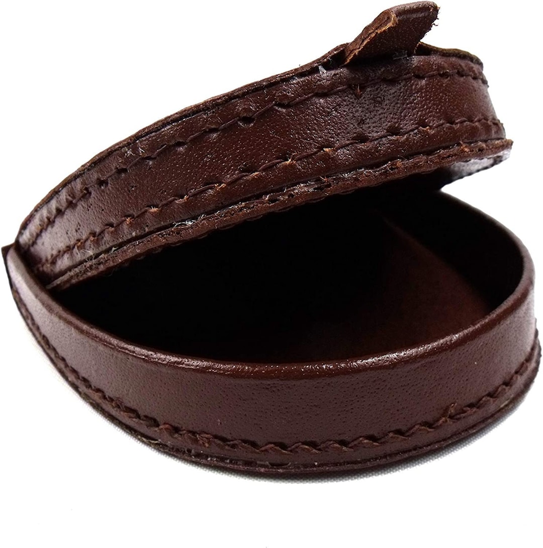 Mens Real Leather Coin Tray Purse Large Coins Cash Pouch - Etsy UK