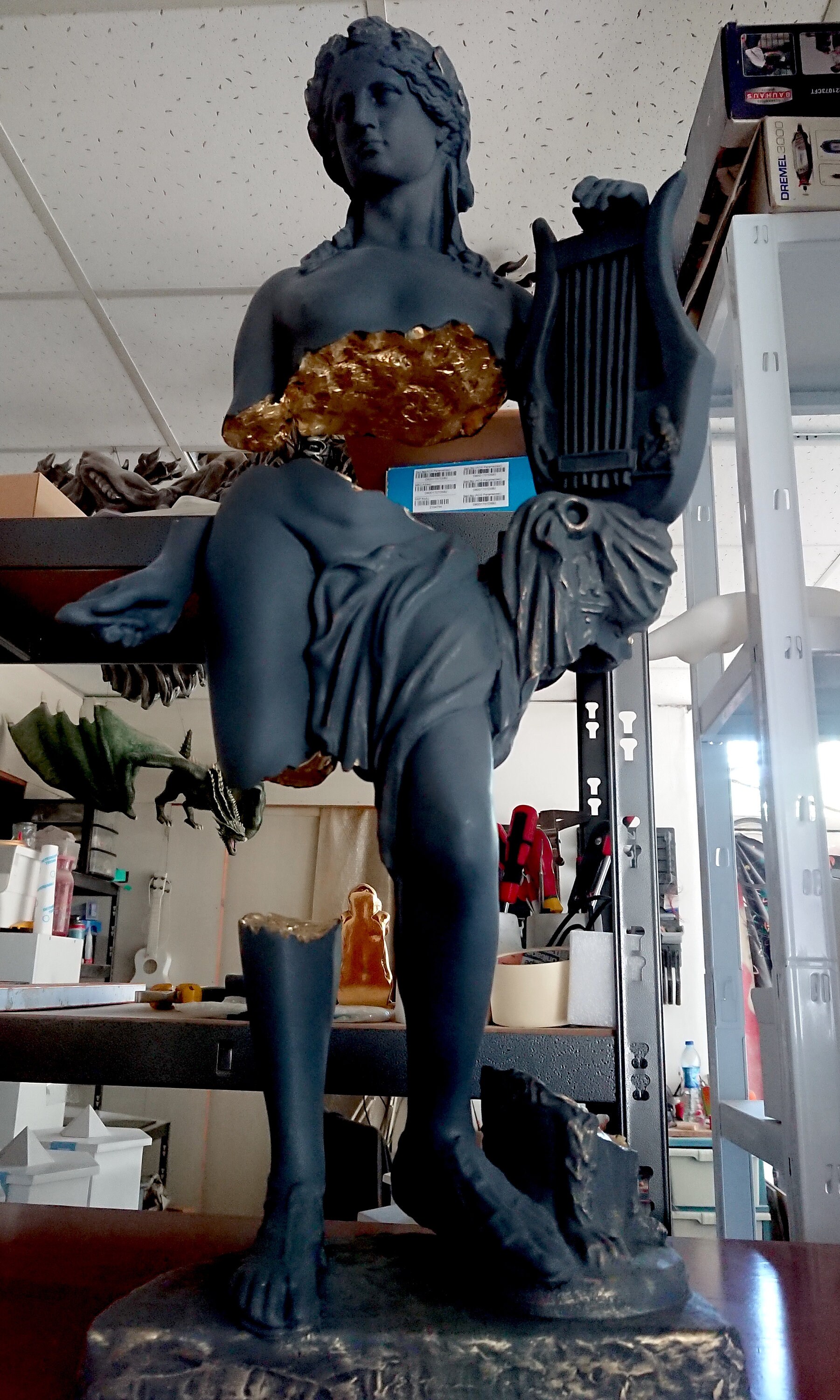 Large Apollo Greek God Sculpture , Modern Sculpture - Etsy