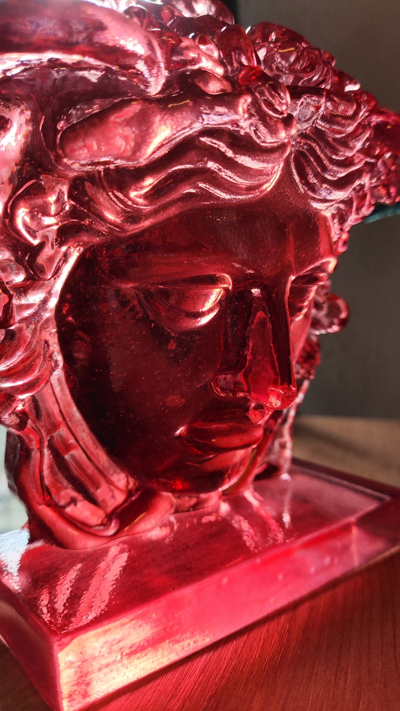 Resin Medusa Bookends ,mythological Bookends , Medusa Book Nook ...