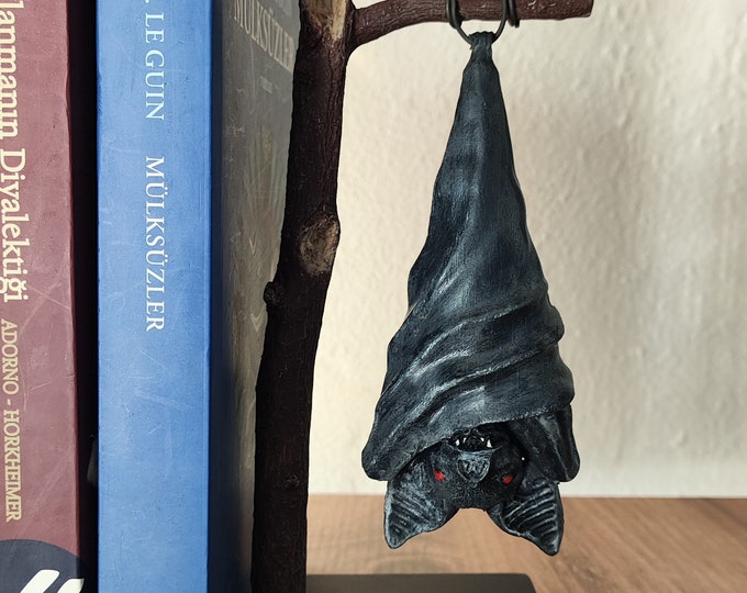 Bat Statue , Halloween Gift , Bat Gothic Decoration , Halloween Desktop ...