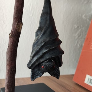 Bat Statue , Halloween Gift , Bat Gothic Decoration , Halloween Desktop ...