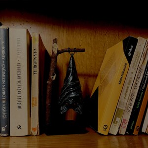 Bat Statue , Halloween Gift , Bat Gothic Decoration , Halloween Desktop ...