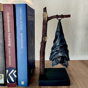 Bat Statue , Halloween Gift , Bat Gothic Decoration , Halloween Desktop ...