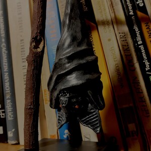 Bat Statue , Halloween Gift , Bat Gothic Decoration , Halloween Desktop ...