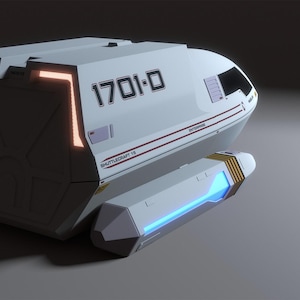 Star Trek TNG Type 6 Shuttlecraft Resin Scale Model 1:16 - Etsy