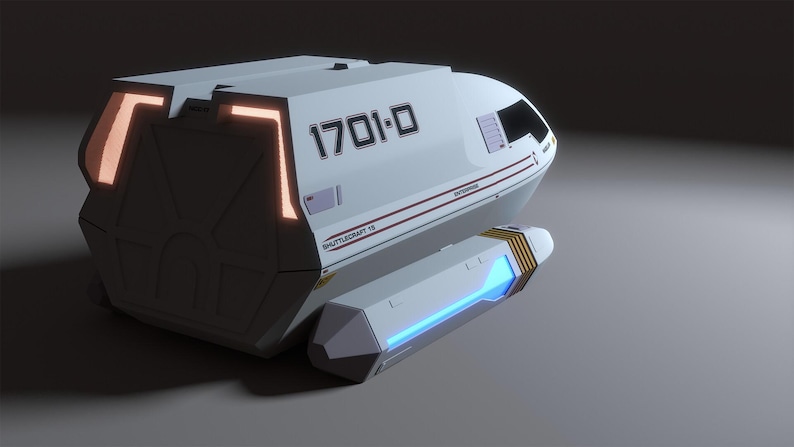 Star Trek TNG Type 6 Shuttlecraft Resin Scale Model 1:16 - Etsy