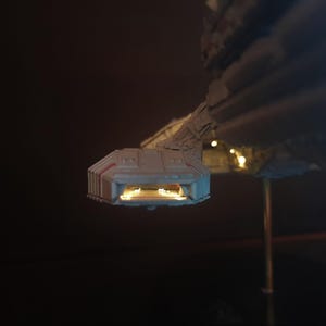 Battlestar Galactica TOS Resin Display Model 1:1600 78cm X 31cm X 16cm ...