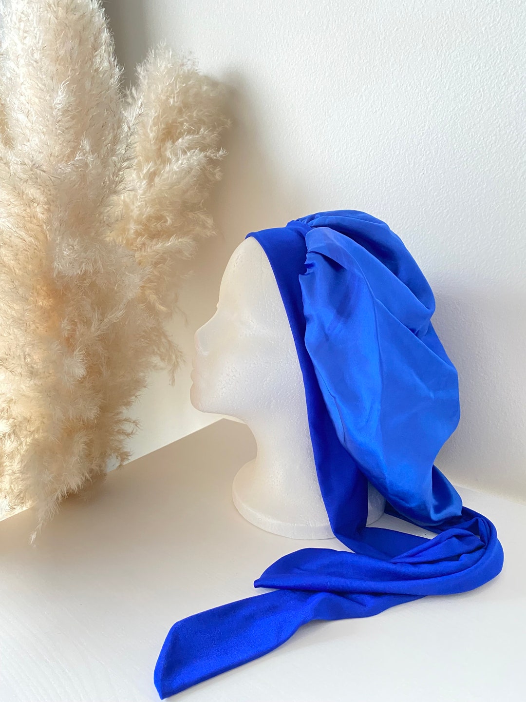 Oversized Satin Tie Bonnet - Etsy