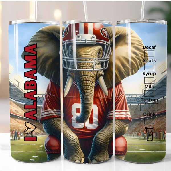 Alabama Tumbler - Etsy