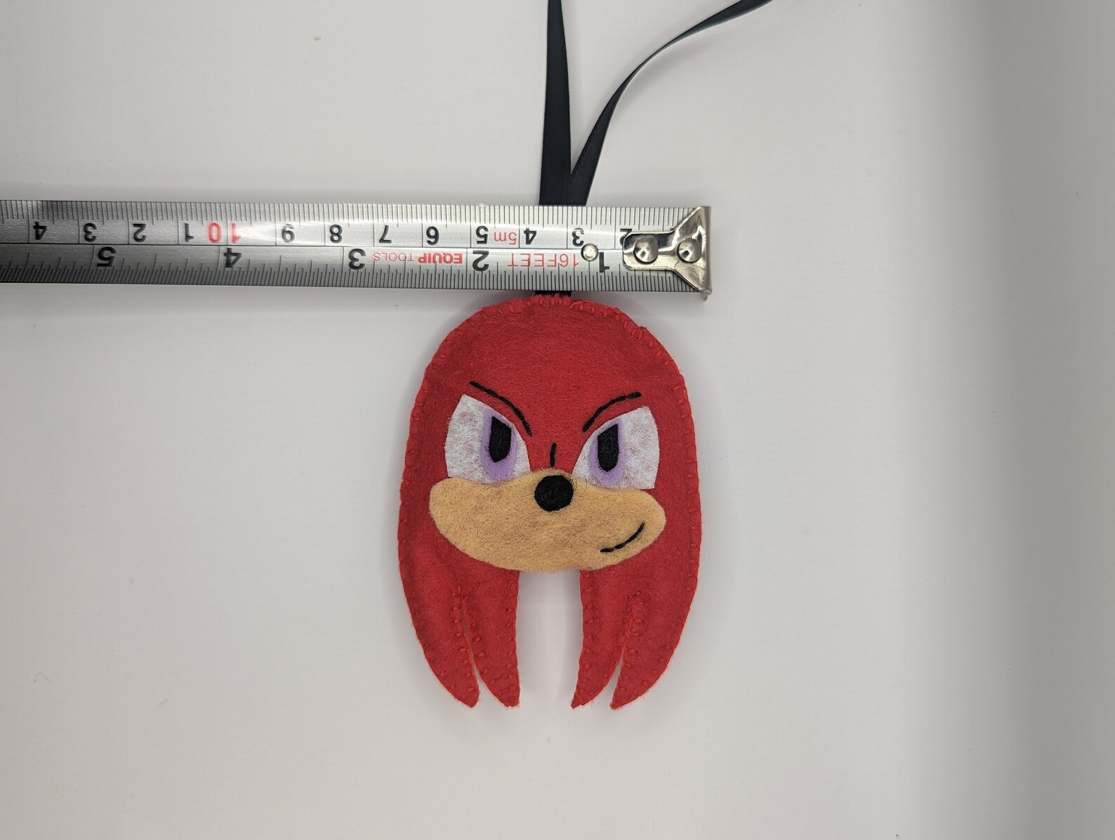 Knuckles Sonic the Hedgehog Keyring Badge Felt Hanging Decoration - Etsy