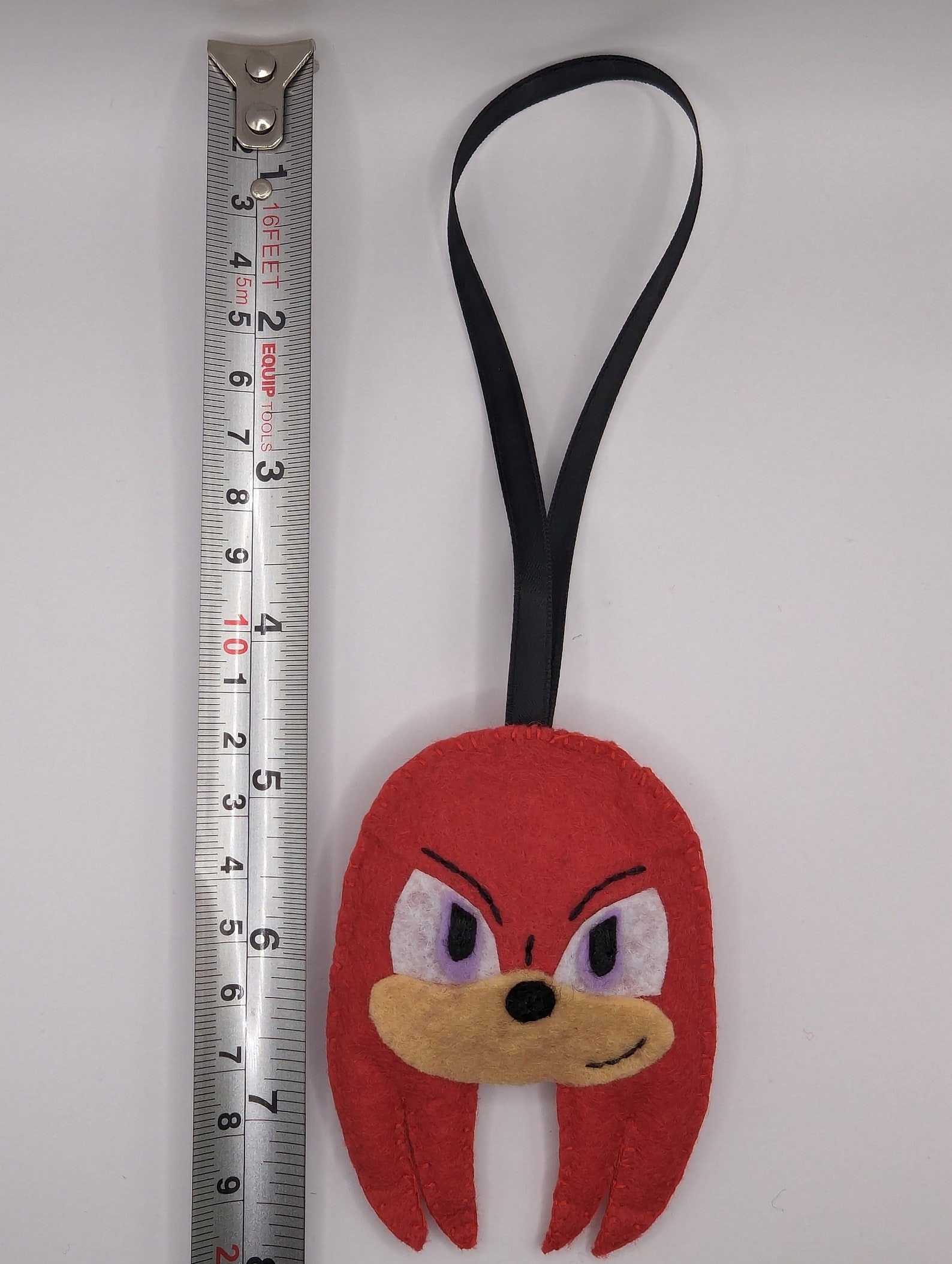 Knuckles Sonic the Hedgehog Keyring Badge Felt Hanging Decoration - Etsy