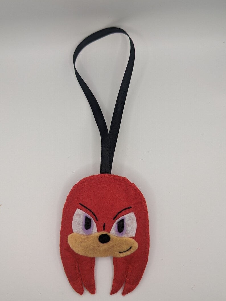 Knuckles Sonic the Hedgehog Felt Hanging Decoration - Etsy