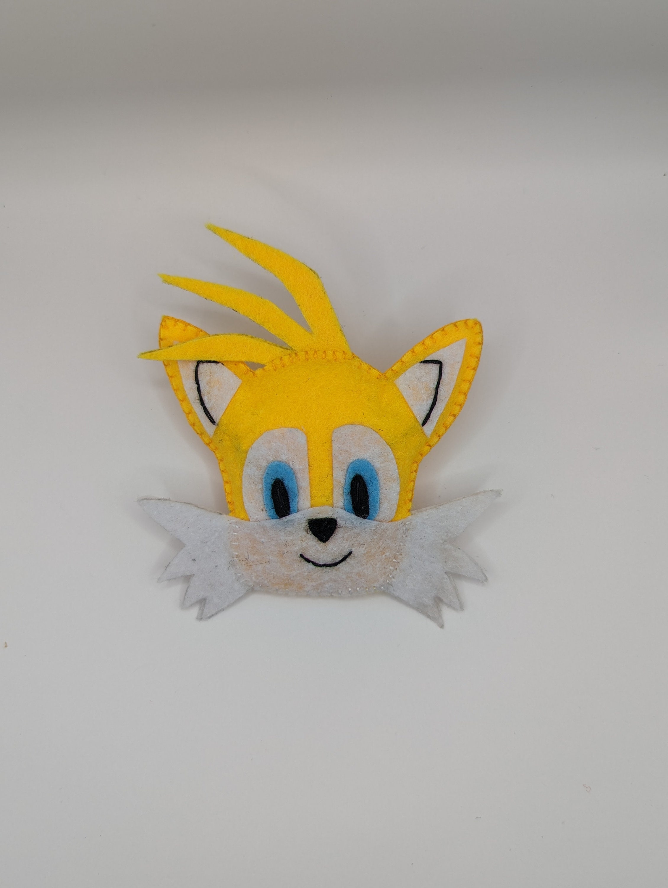 Tails Sonic the Hedgehog Felt Pin Badge Decoration - Etsy