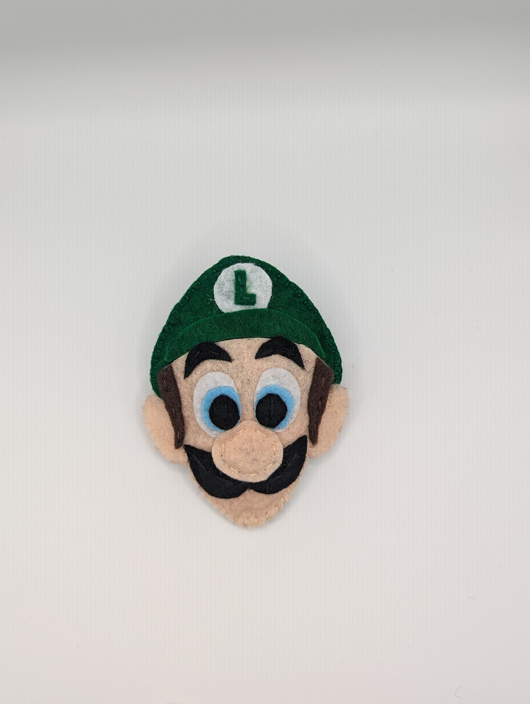 Luigi Super Mario Bros Felt Pin Badge Decoration - Etsy