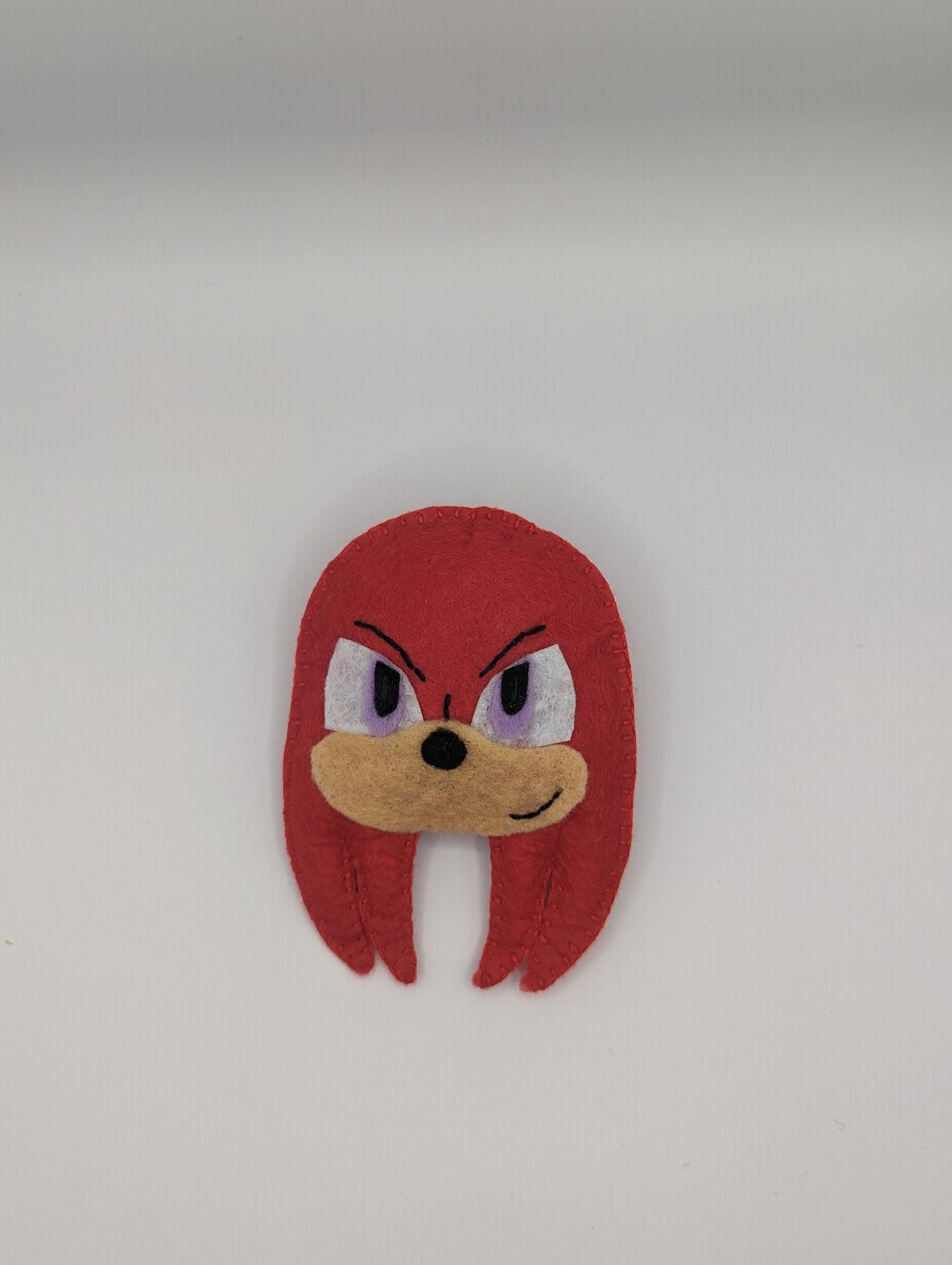 Knuckles Sonic the Hedgehog Keyring Badge Felt Hanging Decoration - Etsy